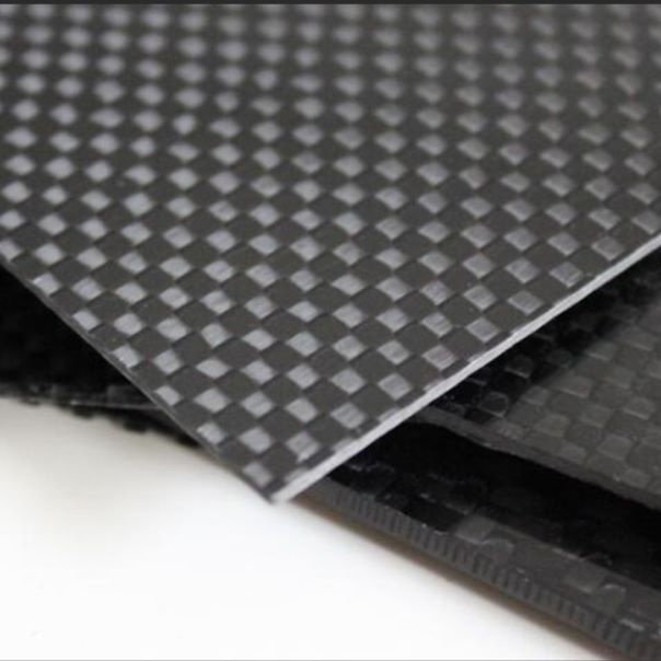 Glossy plain carbon fiber plates